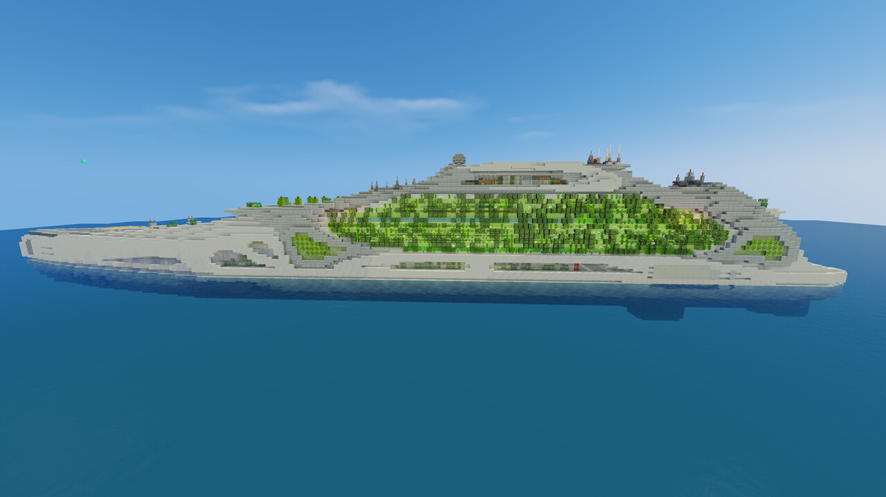 Algae [A Fictional Ecopunk Superyacht] Minecraft Map