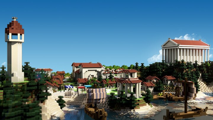Greek City Minecraft Map