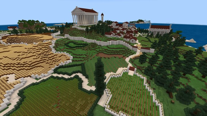 Greek City Minecraft Map