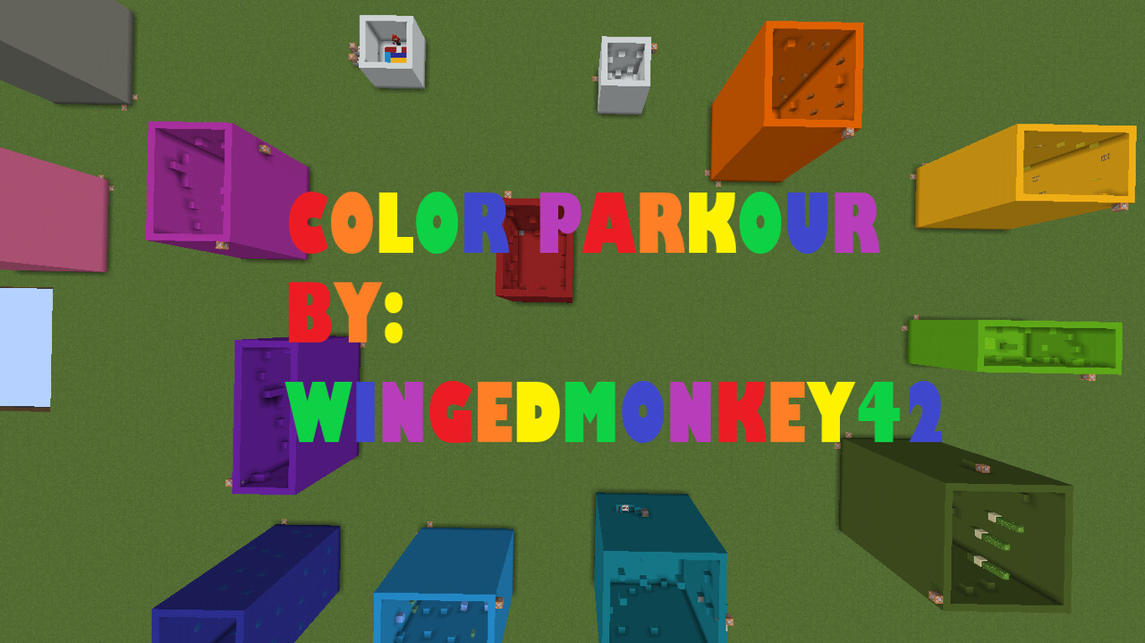 Color Parkour By: WingedMonkey42 Minecraft Map