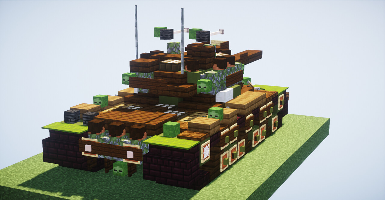 M48A5 Patton (2:1 Scale) Minecraft Map