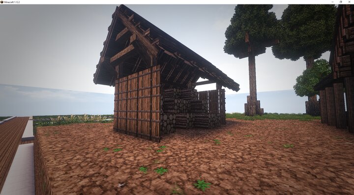 blacksmith on the outskirts of town Minecraft Map