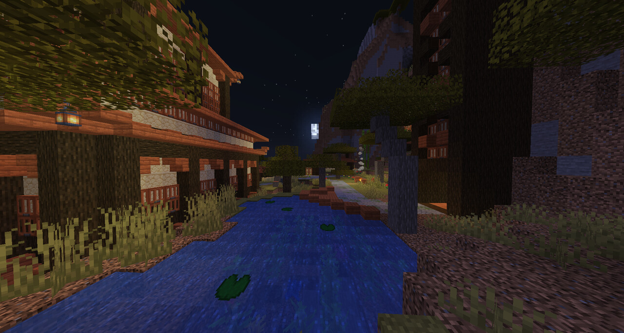 Hillside Acacia Temple Minecraft Map