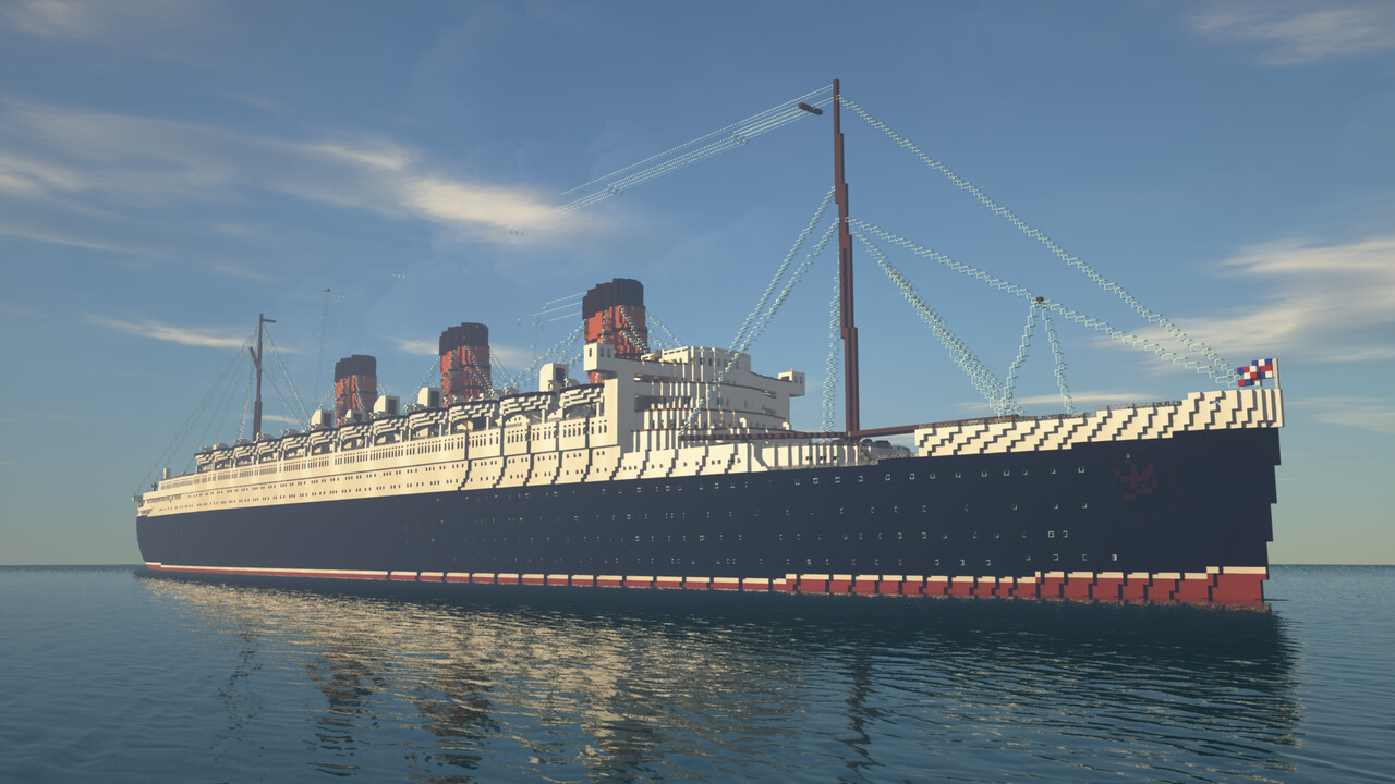 RMS Queen Mary (Exterior Model) Minecraft Map