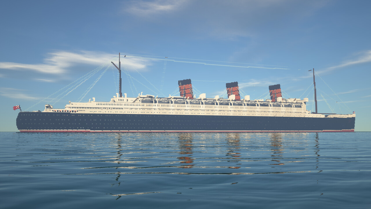 RMS Queen Mary (Exterior Model) Minecraft Map