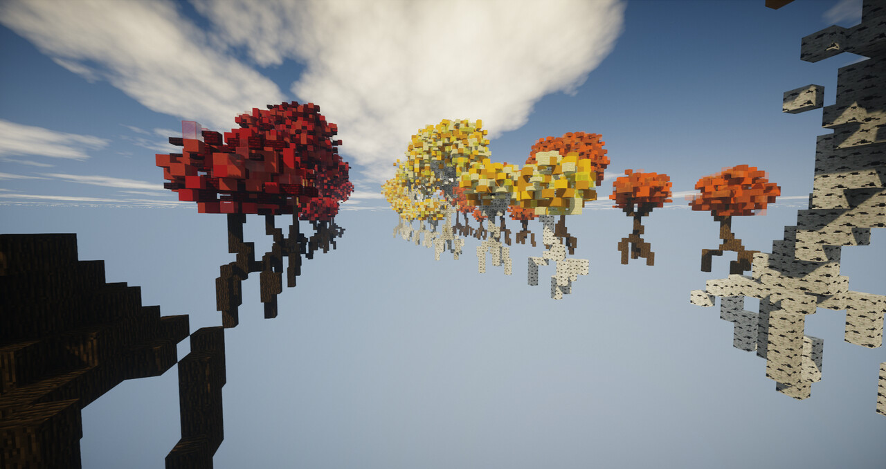 ||Minecraft|| Autumn Tree pack ||xNessuno|| Minecraft Map