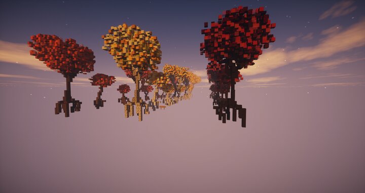 ||Minecraft|| Autumn Tree pack ||xNessuno|| Minecraft Map