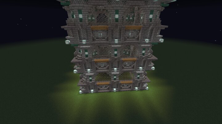 Iron Farm Tower for smp Earth Minecraft Map