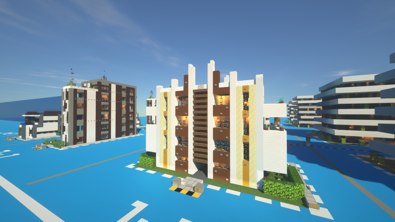 Contemporary Metropolis Architecture Set Minecraft Map