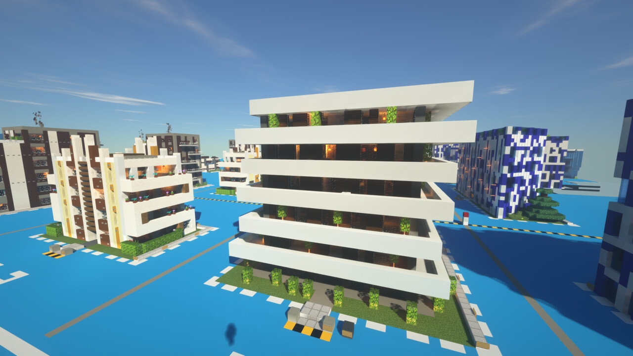 Contemporary Metropolis Architecture Set Minecraft Map