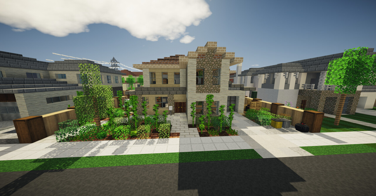 An upper middle class home #3 - The mediterranean Minecraft Map