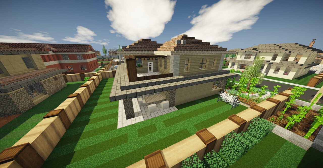 An upper middle class home #3 - The mediterranean Minecraft Map
