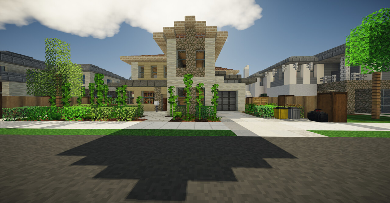 An upper middle class home #3 - The mediterranean Minecraft Map