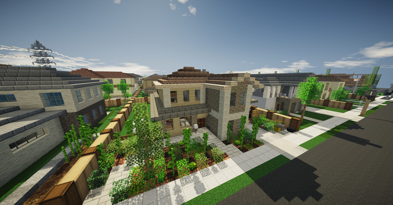 An upper middle class home #3 - The mediterranean Minecraft Map