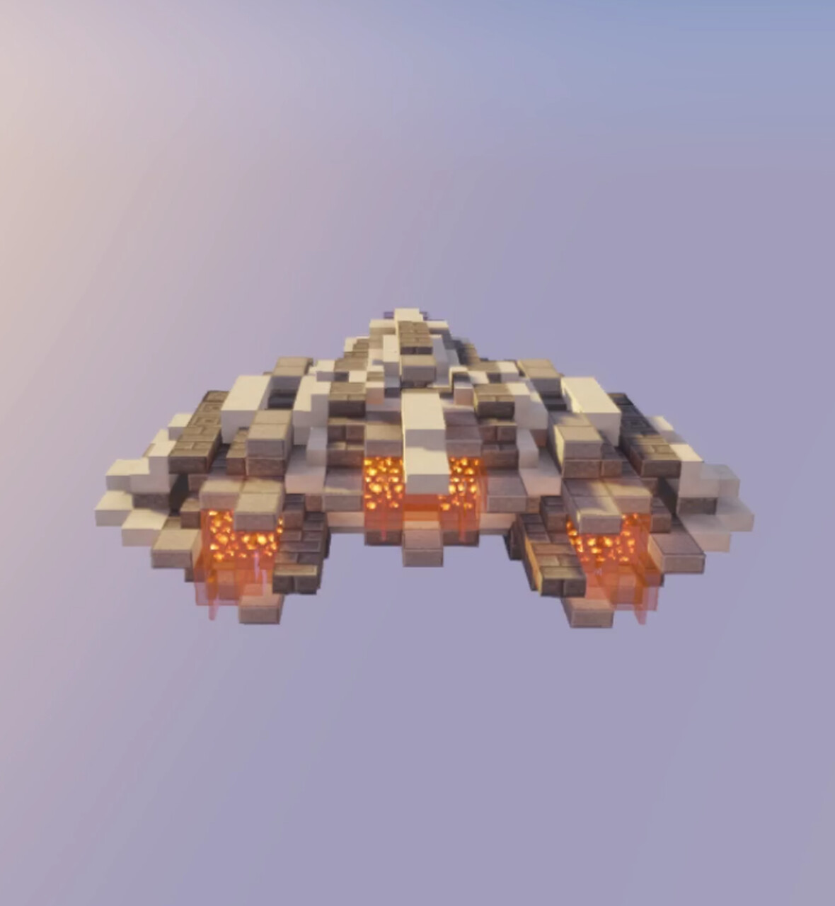Space fighter Bf-b3 dragonfly Minecraft Map