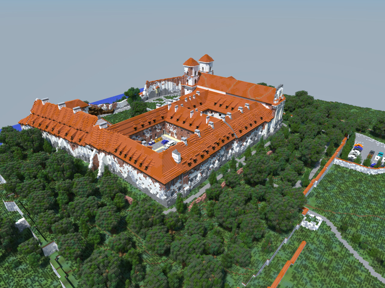 Tyniec Abbey Minecraft Map