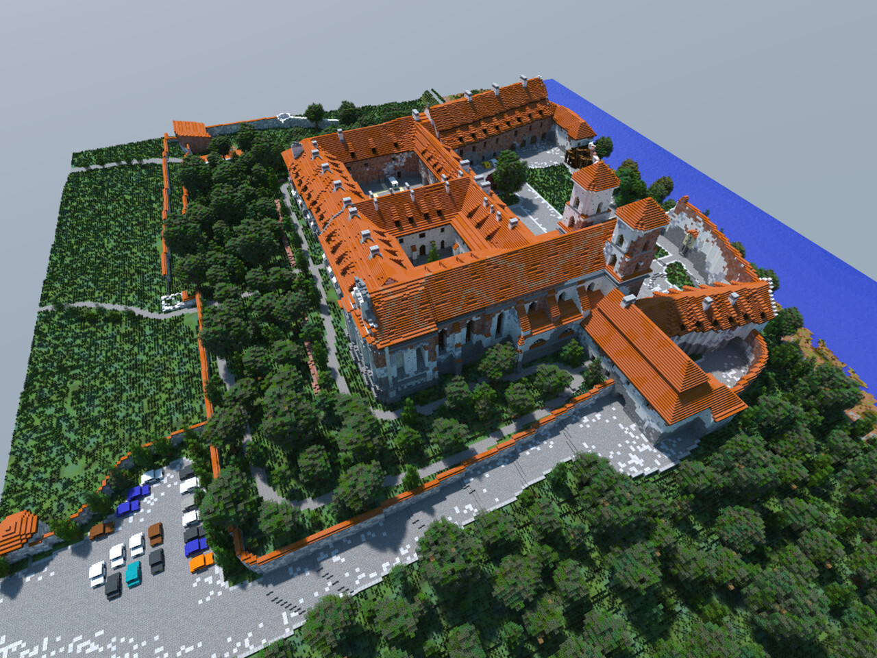 Tyniec Abbey Minecraft Map