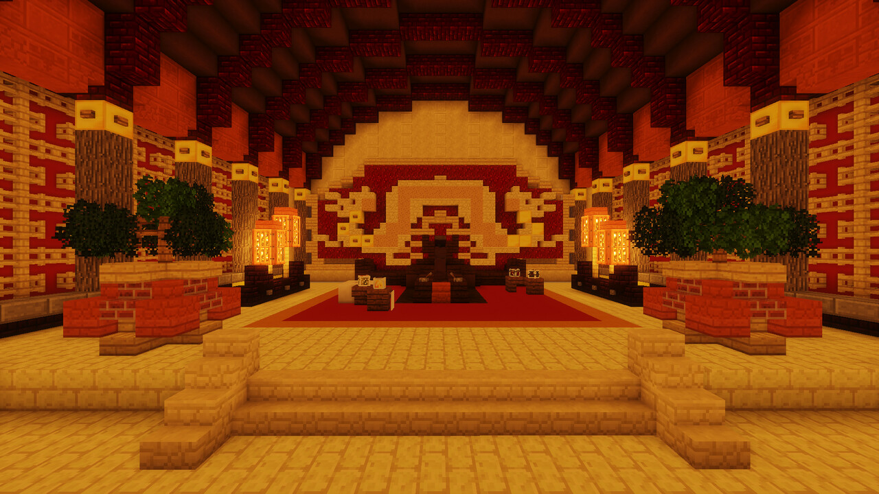 | Fire Nation Royal Palace - Avatar: The Last Airbender | Minecraft Map