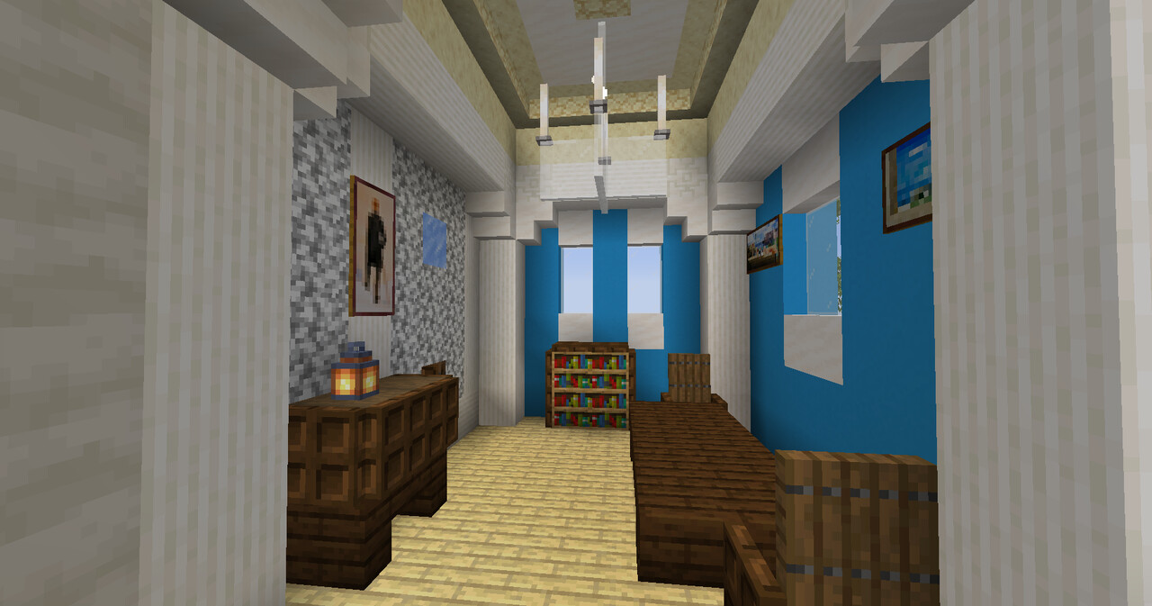 Blue Lakes interior contest entry by JustHumbleNick Minecraft Map