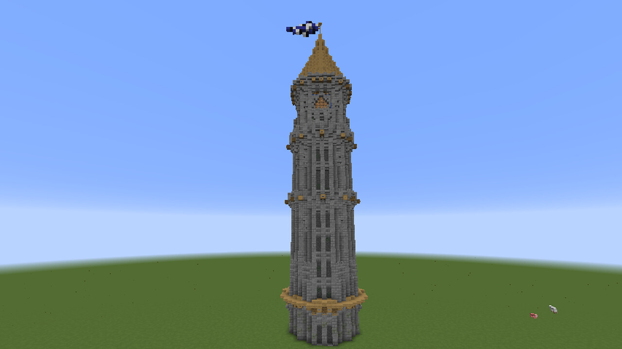 Medieval Fantasy Lighthouse Tower Minecraft Map