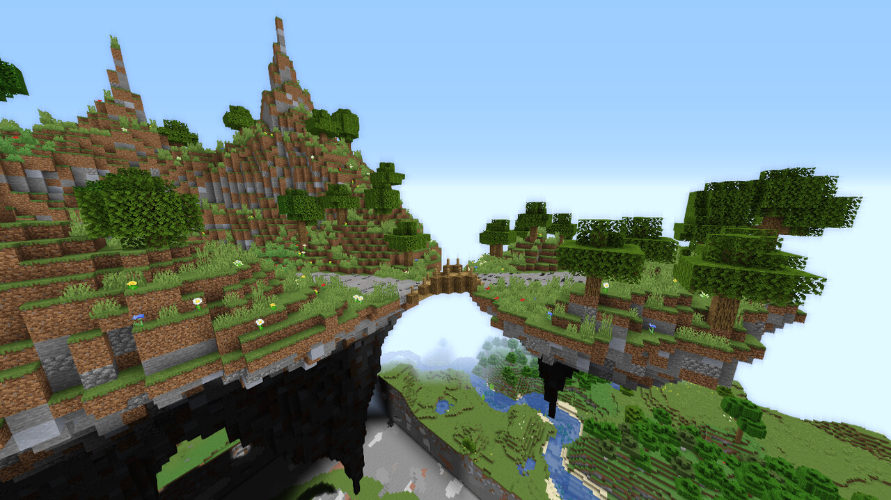 2 Floating Island With Schematic Minecraft Map