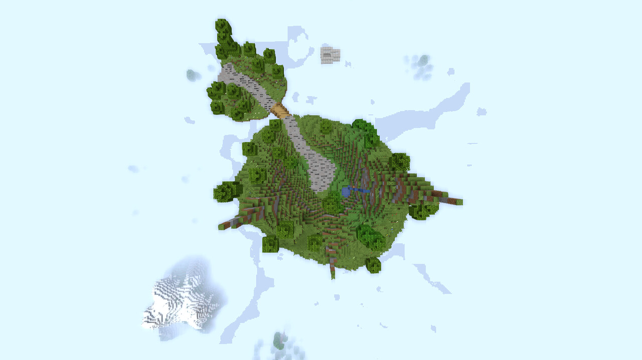 2 Floating Island With Schematic Minecraft Map