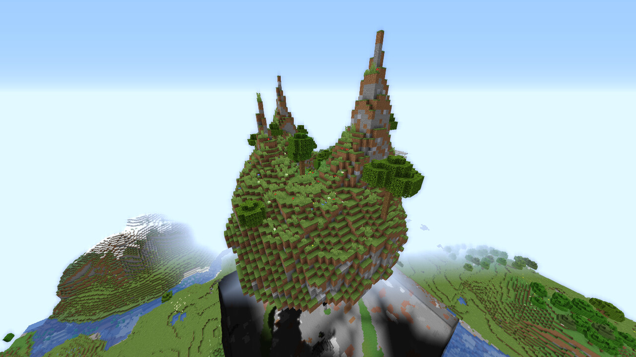 2 Floating Island With Schematic Minecraft Map