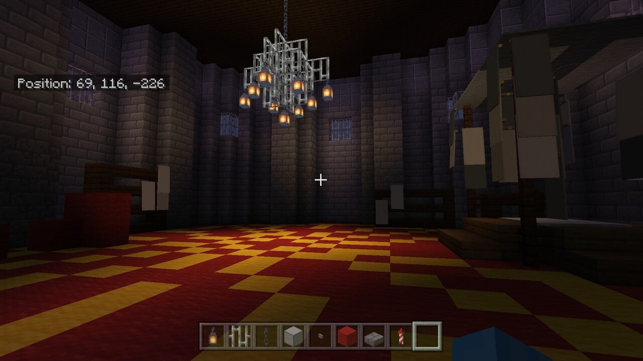 Snow peak ruins full interior Minecraft Map