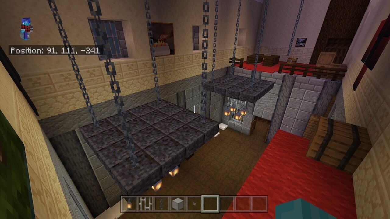 Snow peak ruins full interior Minecraft Map