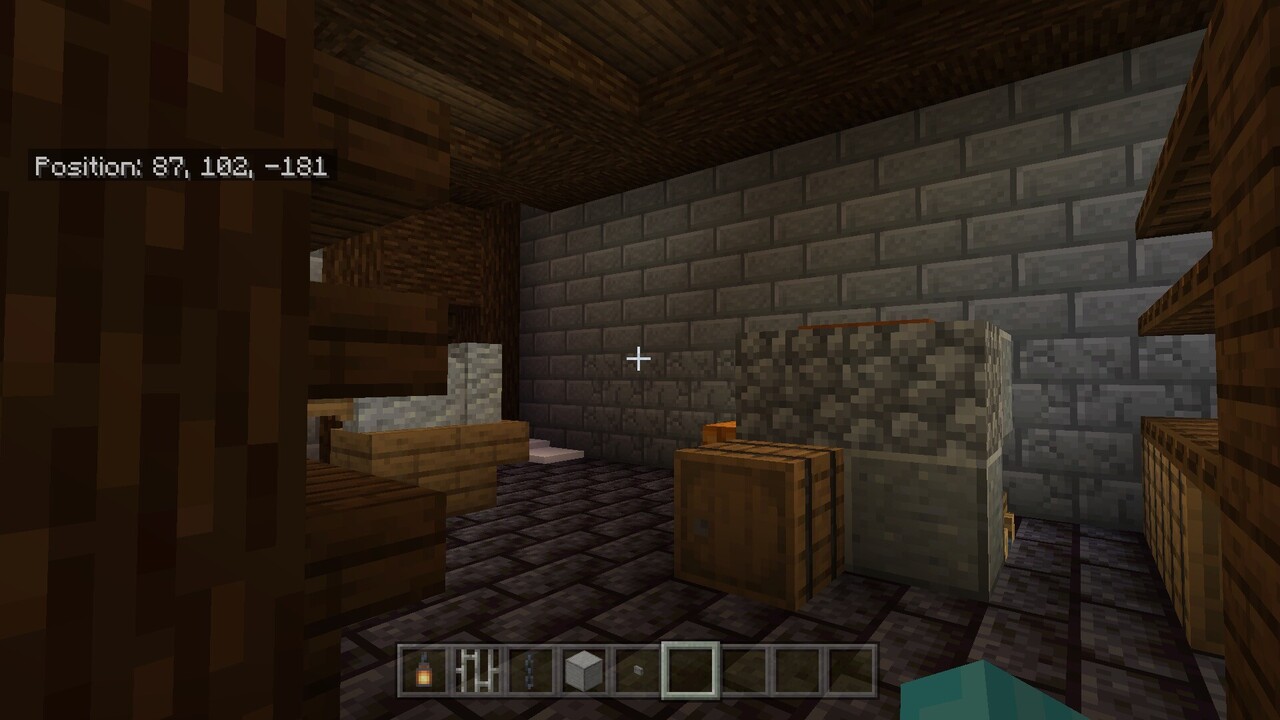 Snow peak ruins full interior Minecraft Map