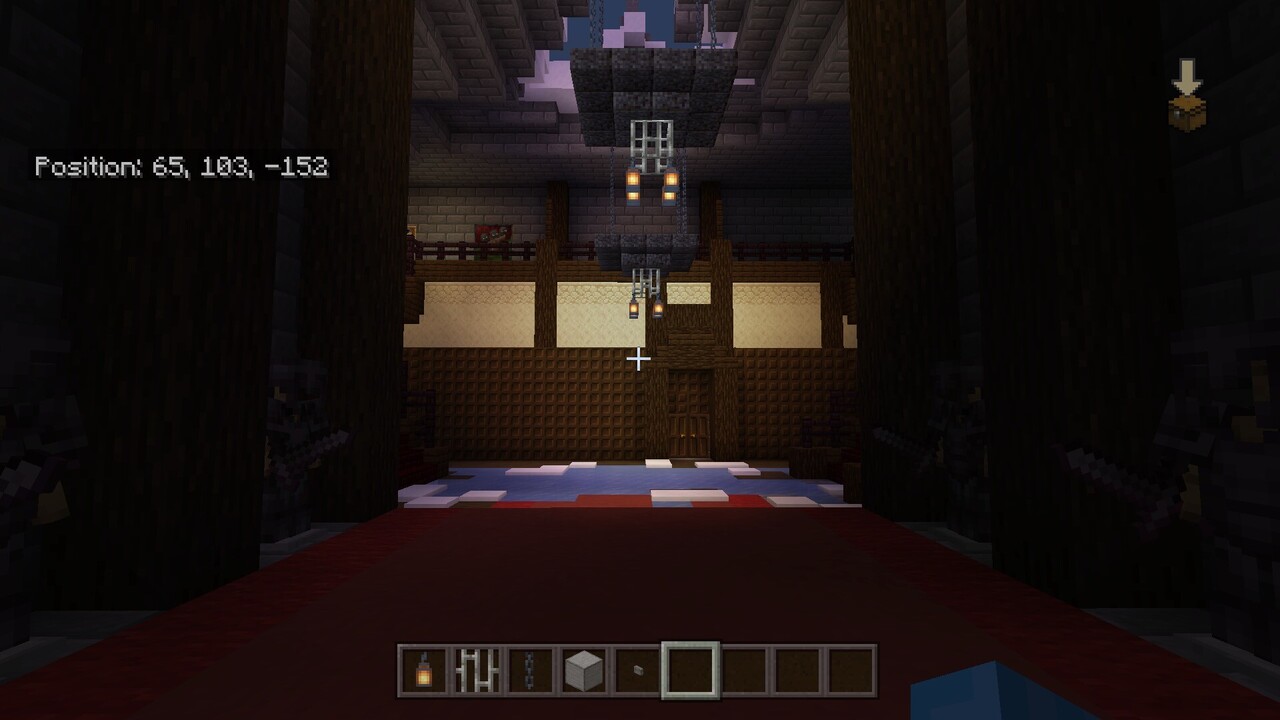 Snow peak ruins full interior Minecraft Map