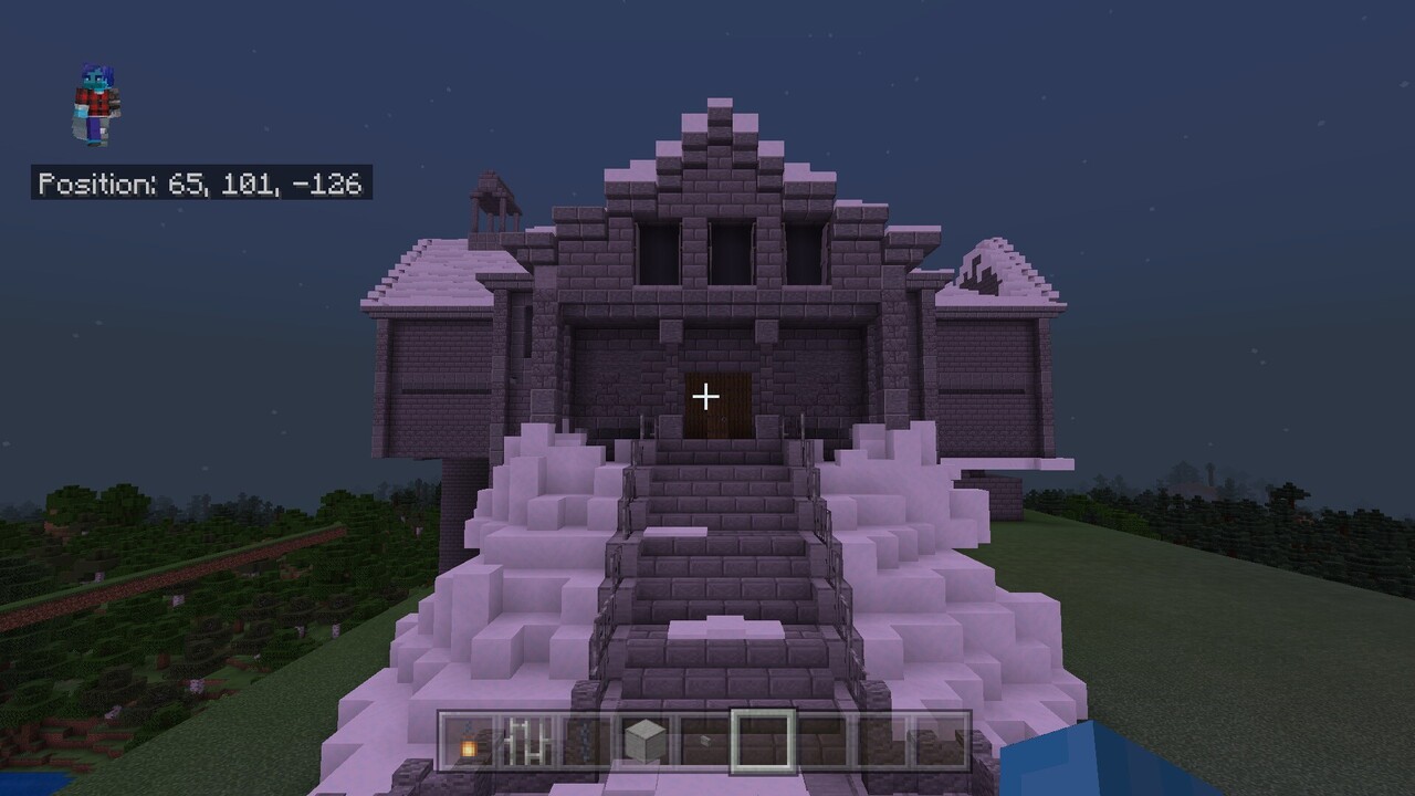 Snow peak ruins full interior Minecraft Map