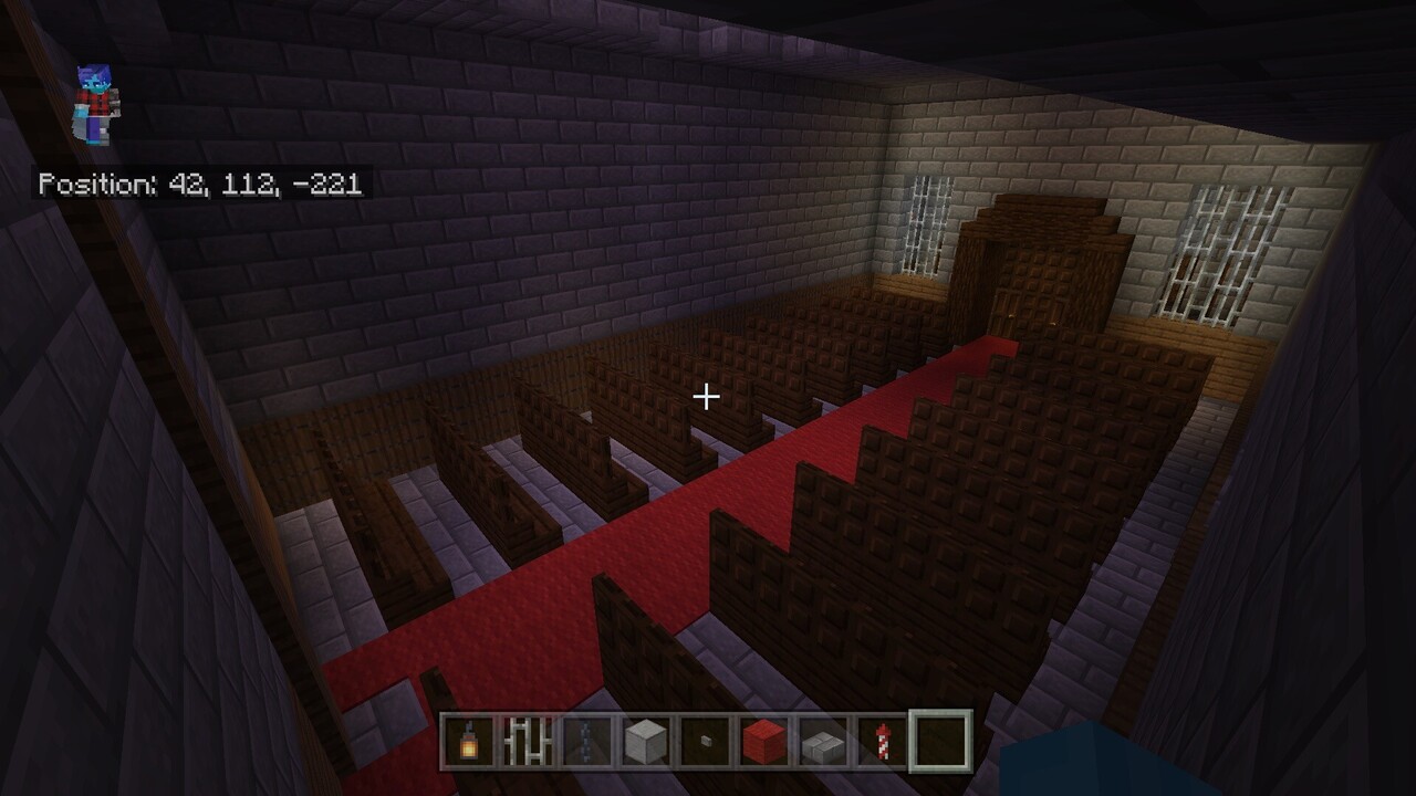 Snow peak ruins full interior Minecraft Map