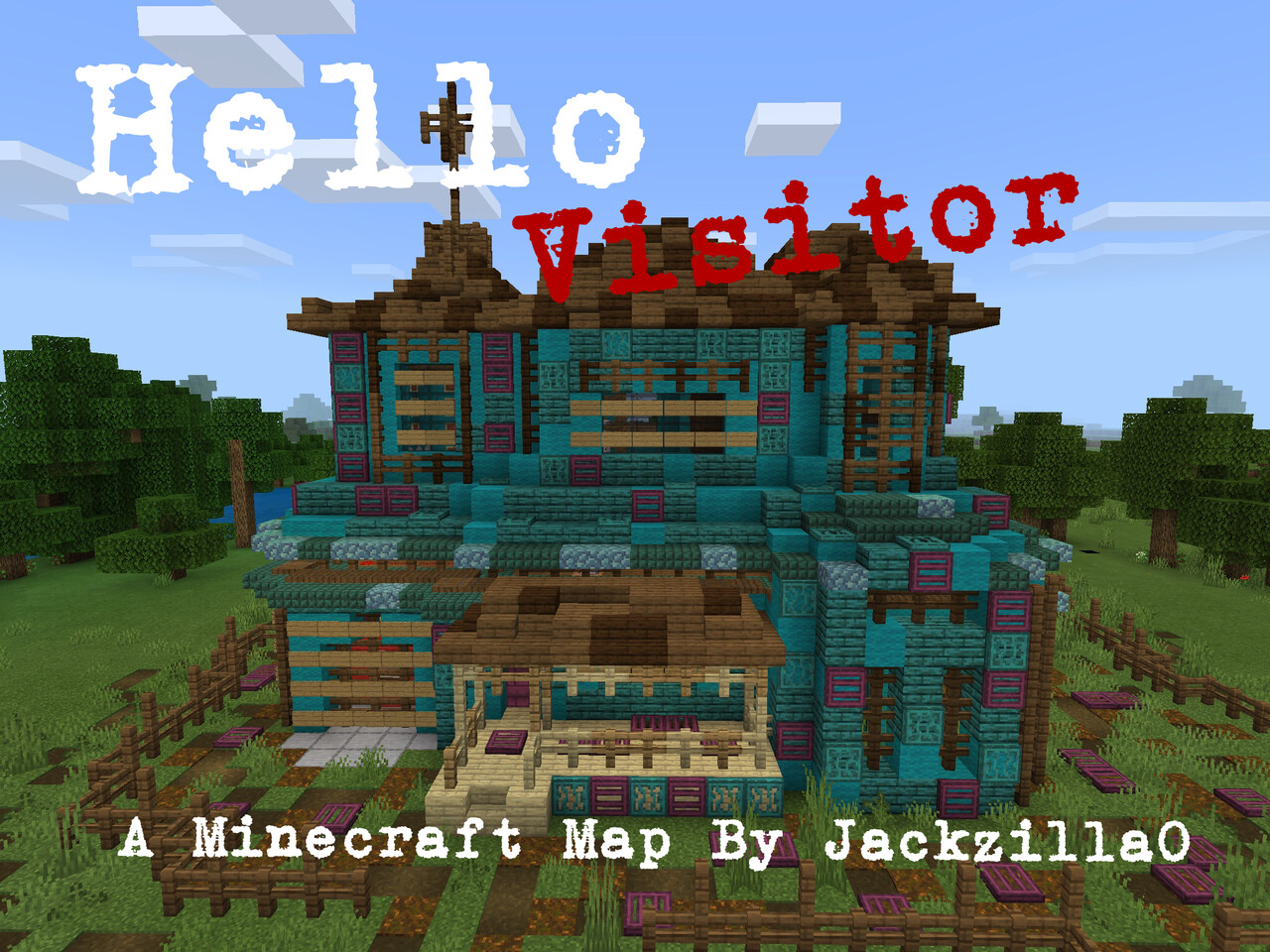 Hello Visitor Act 1 (Hello Neighbor Spin-off Custom Map) Minecraft Map