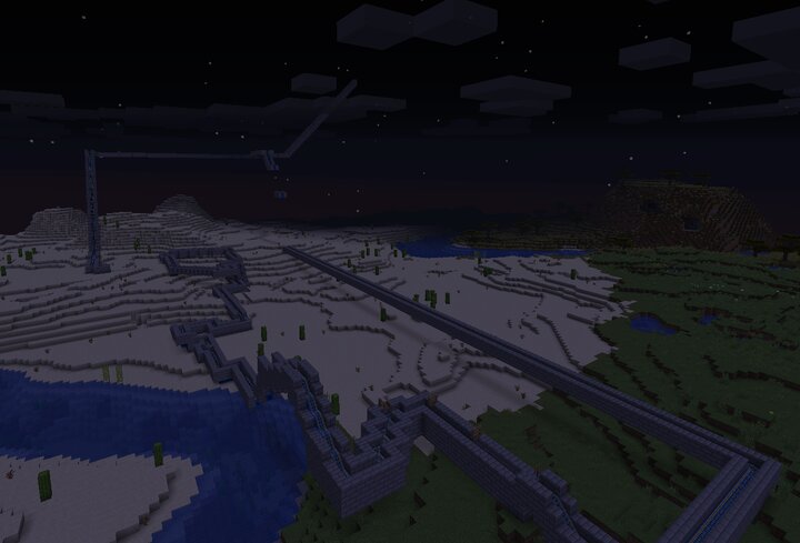 An Actual MINECART Map Minecraft Map