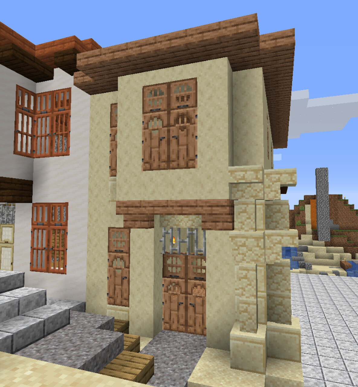 Small Ottoman Sandstone House Minecraft Map