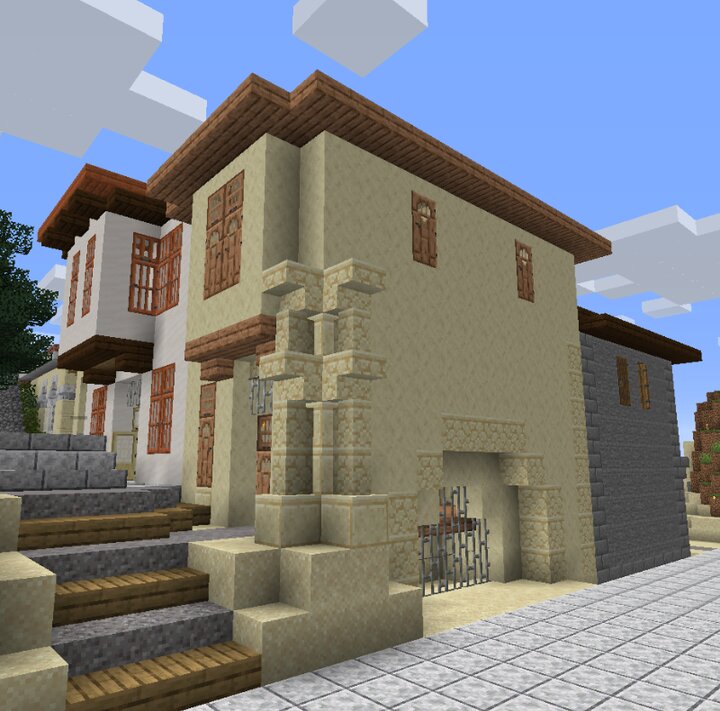 Small Ottoman Sandstone House Minecraft Map