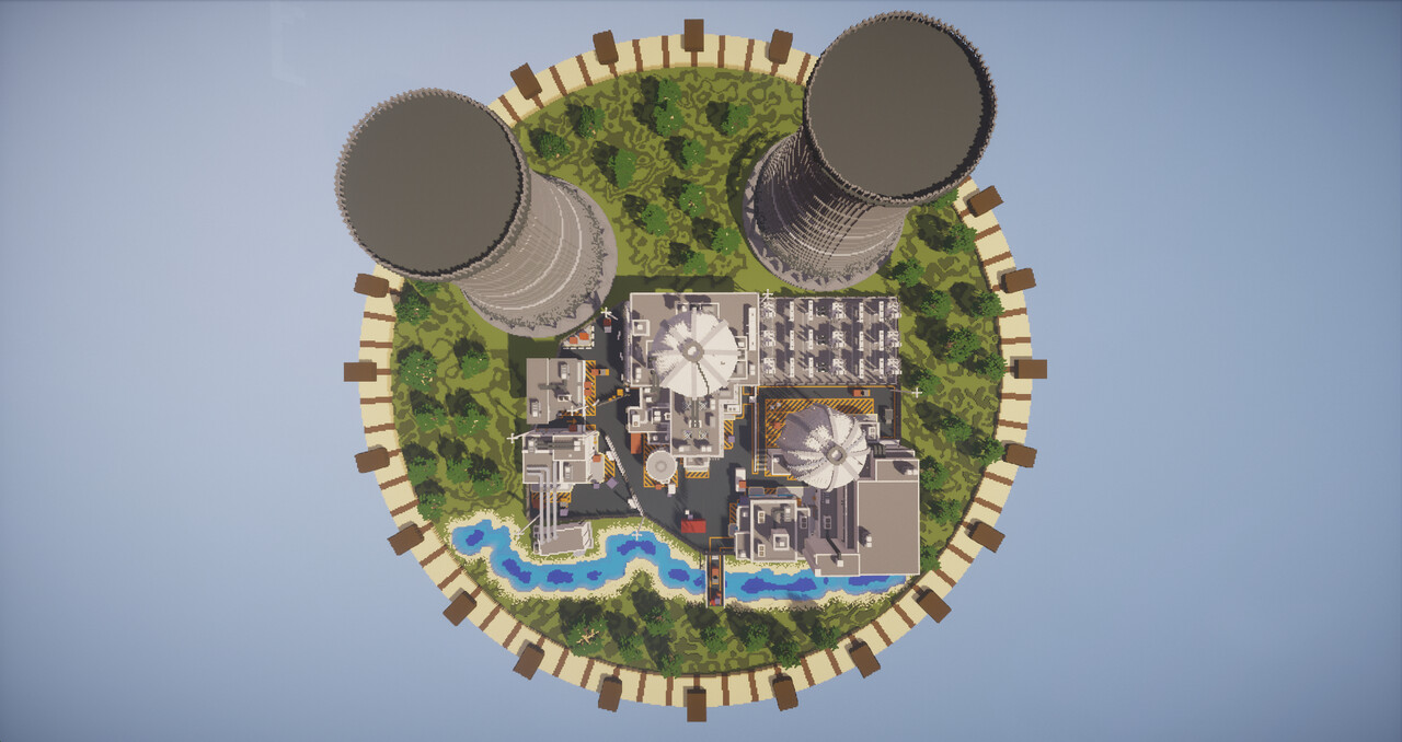 (CS:GO) FFA | Kit PvP map (NUKE) Minecraft Map