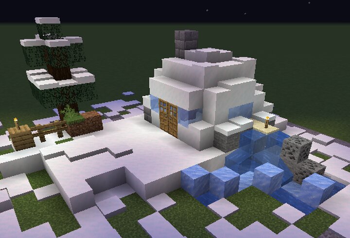 LEGO Minecraft: The Snow Hideout - Rebuilt In Actual Minecraft ...
