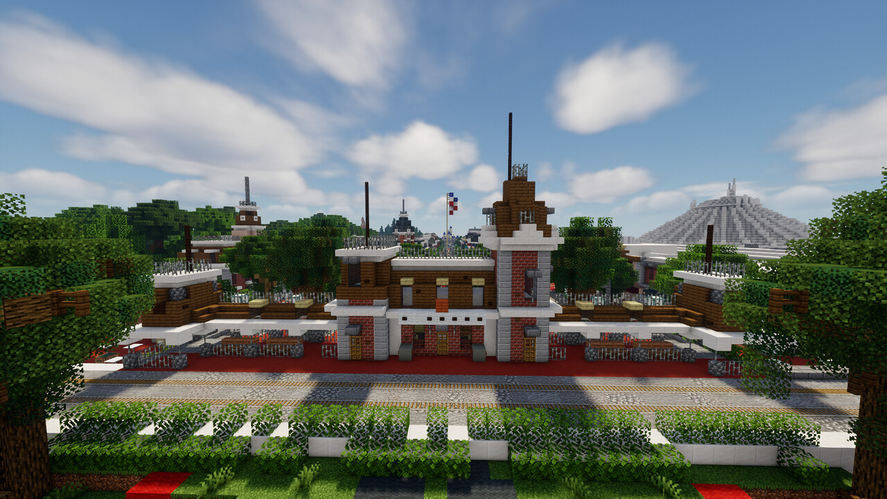 Disneyland 1:1 Recreation (Work in Progress) Update 2 Minecraft Map