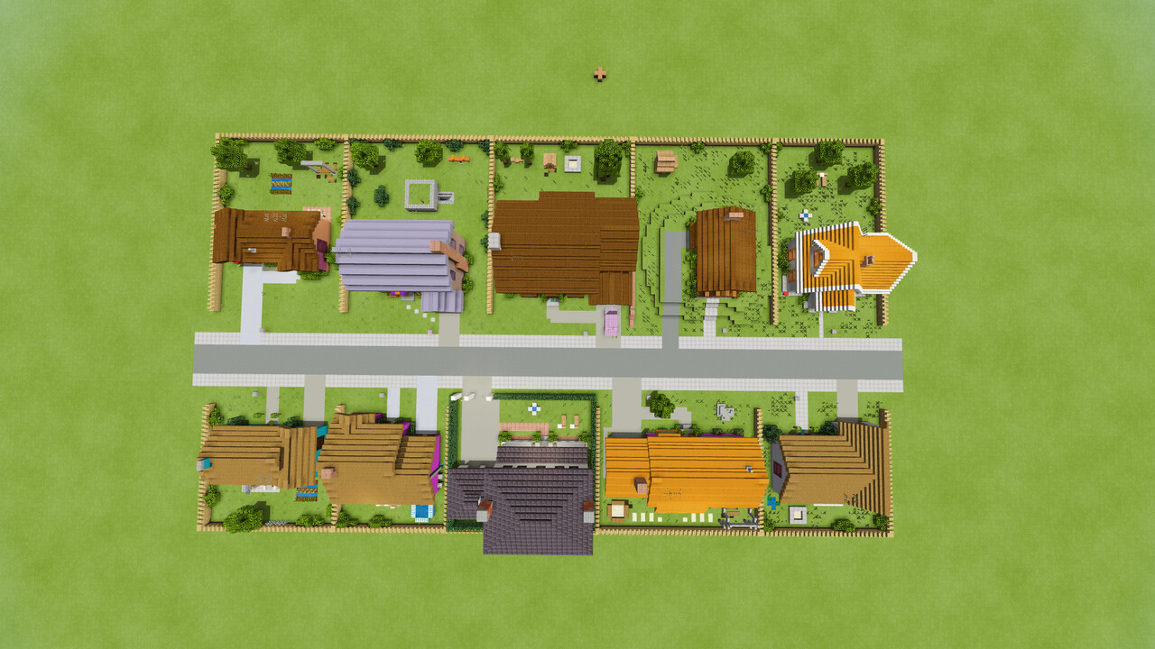 Minecraft - Simpsons Springfield Minecraft Map