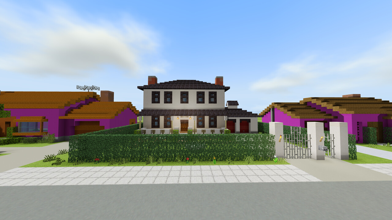 Minecraft - Simpsons Springfield Minecraft Map