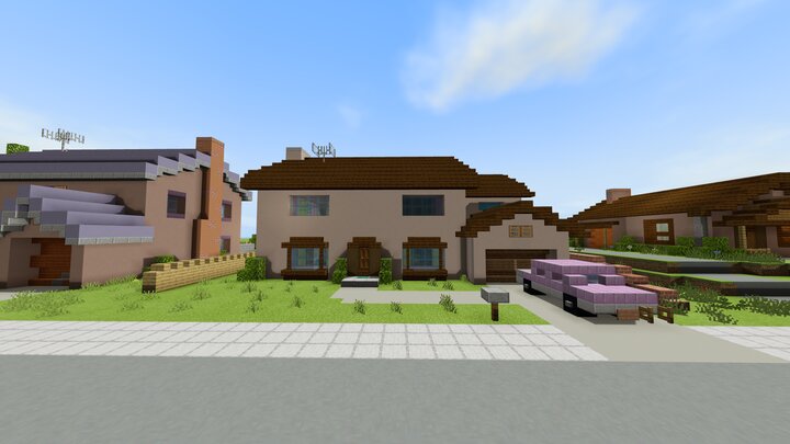 Minecraft - Simpsons Springfield Minecraft Map