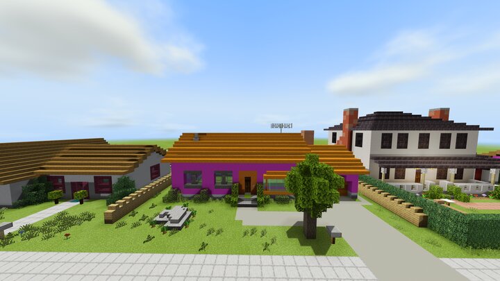 Minecraft - Simpsons Springfield Minecraft Map