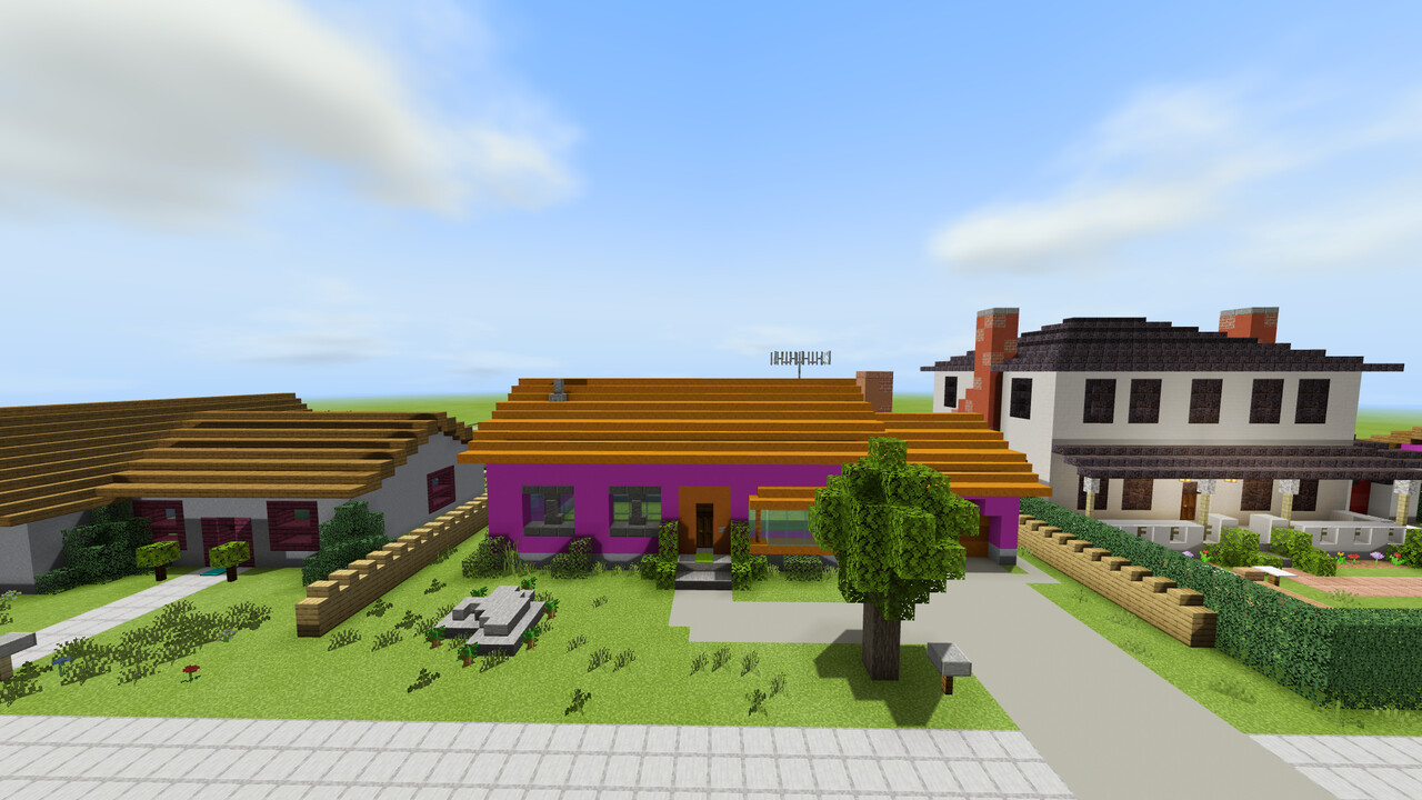 Minecraft - Simpsons Springfield Minecraft Map