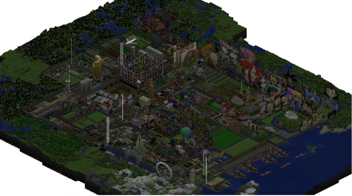 pixel land Minecraft Map