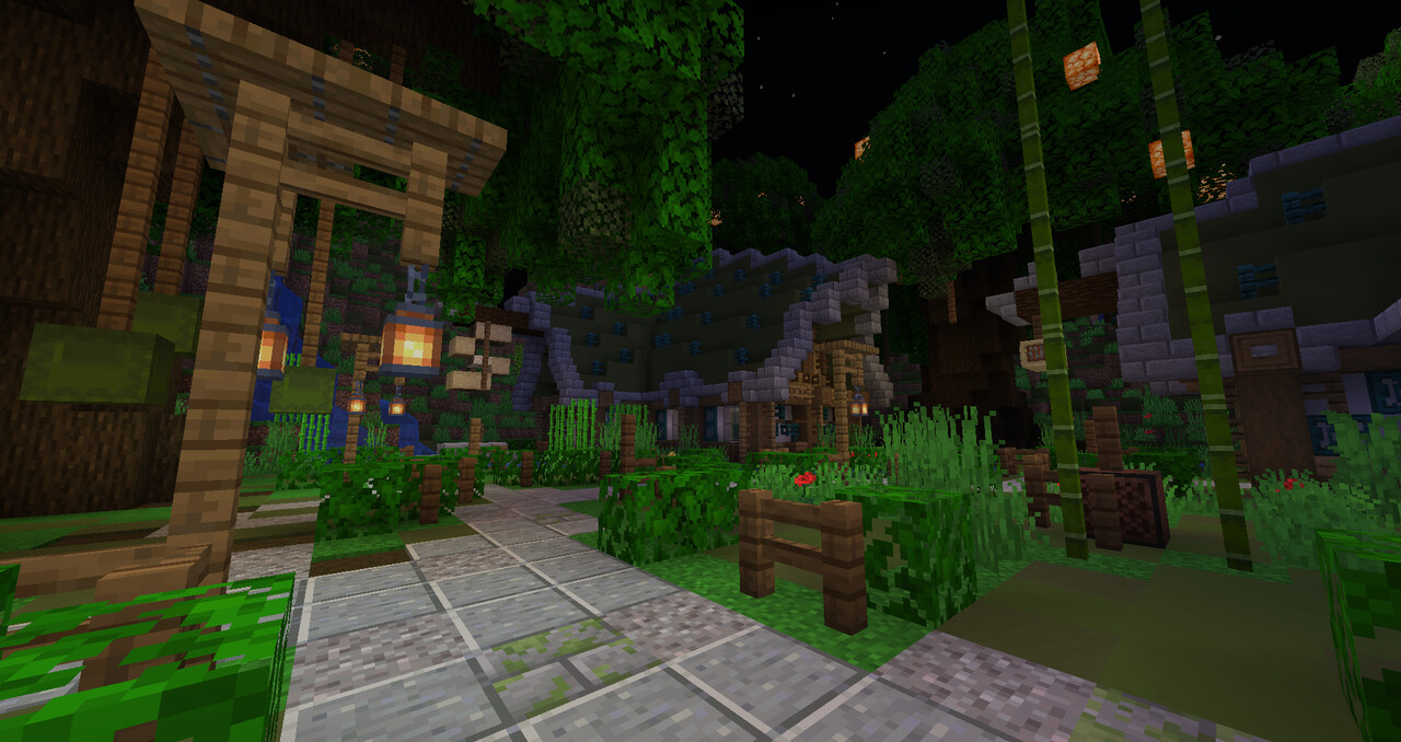 Fantasy | Medieval small floating island spawn Minecraft Map