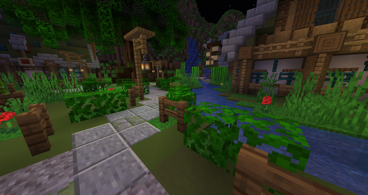 Fantasy | Medieval small floating island spawn Minecraft Map