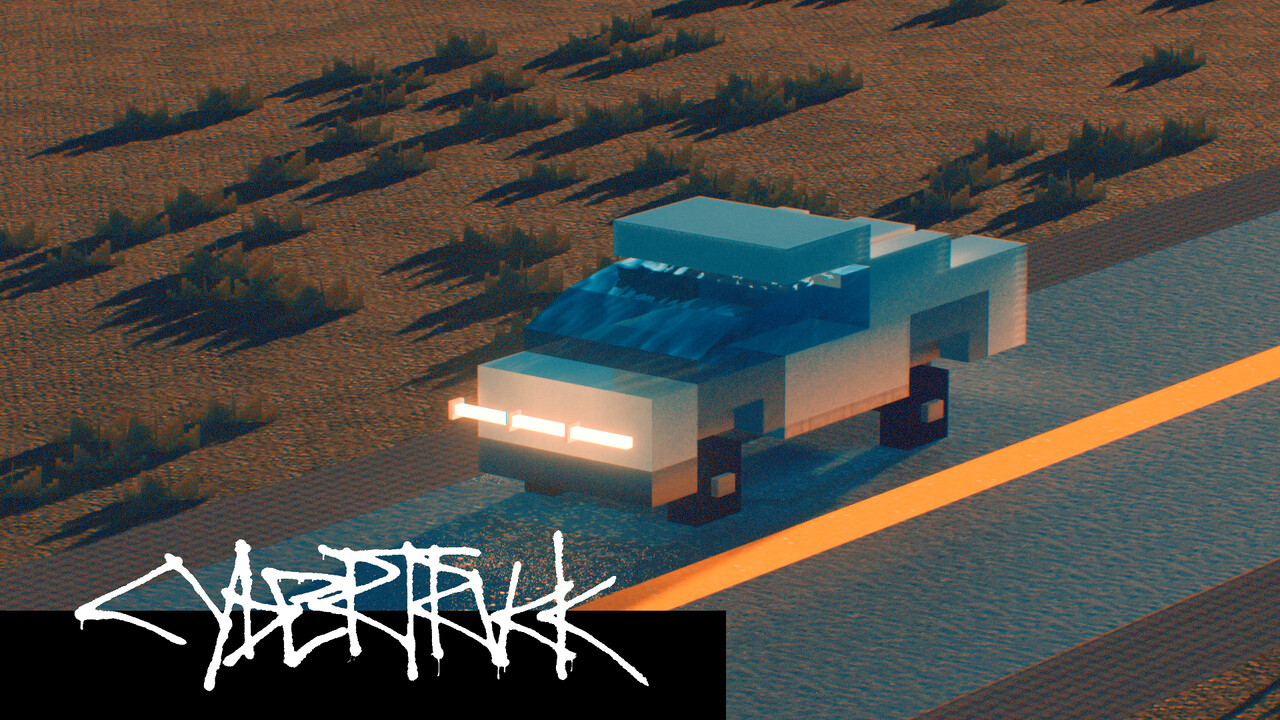 Tesla Cybertruck Minecraft Map