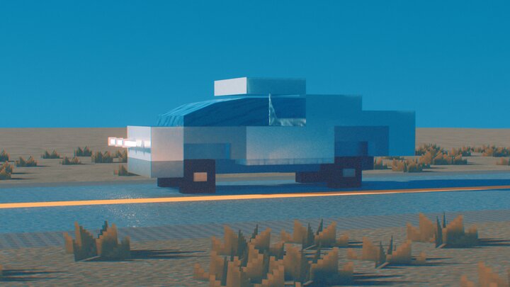 Tesla Cybertruck Minecraft Map